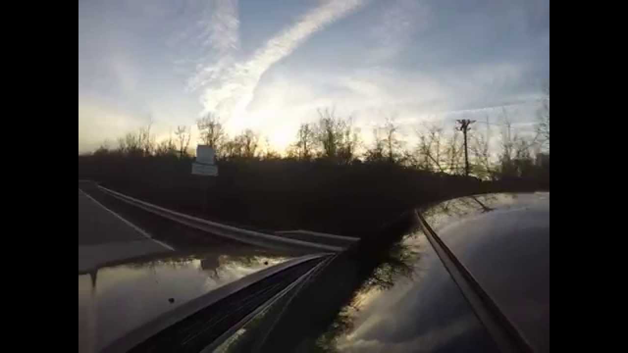 Nice sunset (Manmade Clouds?) seen while crossing the Haw River in ...