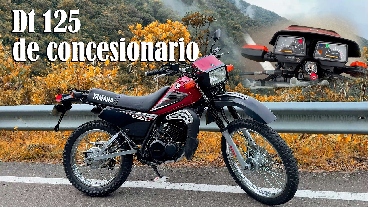 Así se ve una moto Yamaha DT 125 original - YouTube