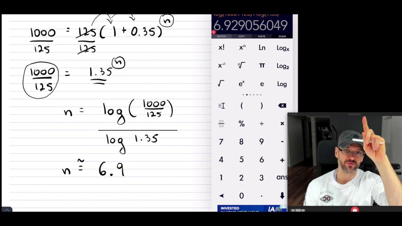 Solving For Unknown Exponent Using Log Examples YouTube Solving For Unknown Exponent Using Log Examples YouTube
