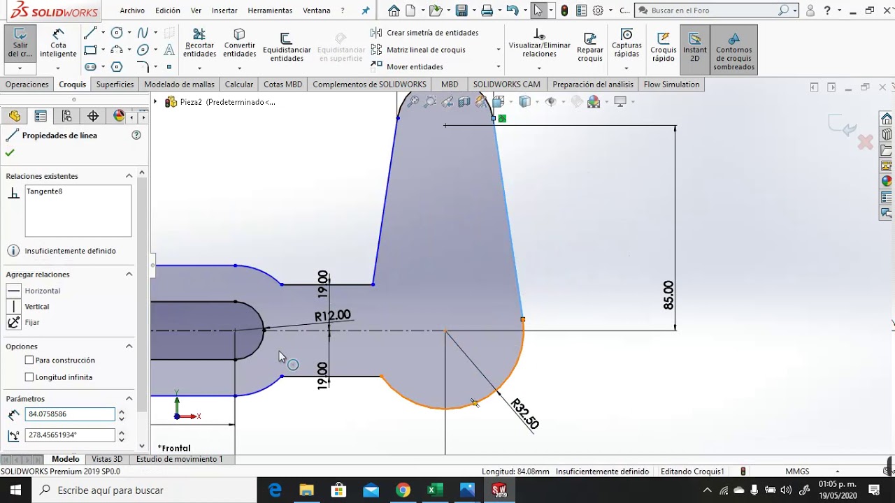 SOLIDWORKS PRACTICA 21 - YouTube