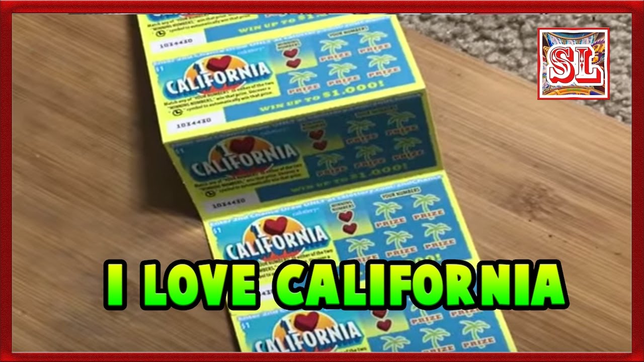 ** I Love California Scratch off Lottery Tickets ** SL's SCRATCHERS ...