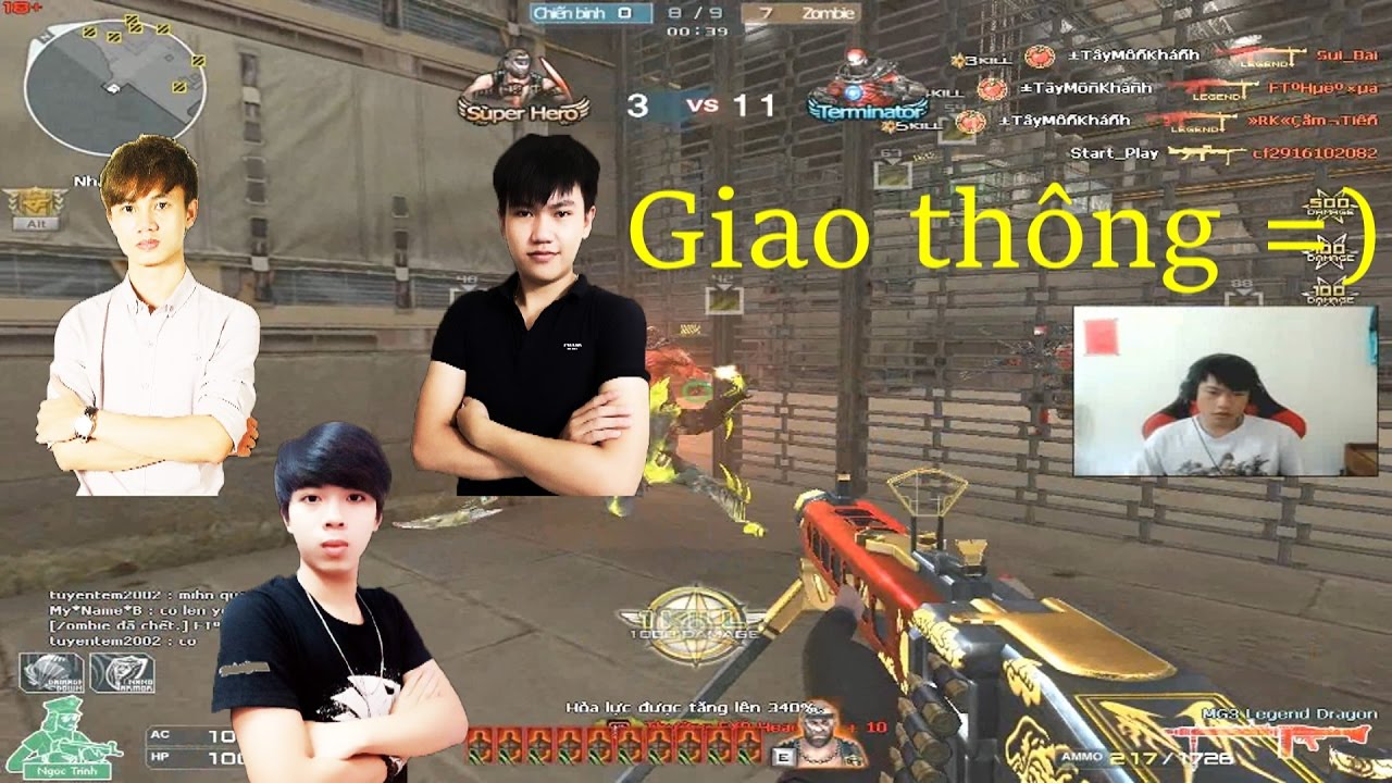 [ Bình Luận CF ] MG3 Legend Dragon giao lưu Tuấn Thạch Sùng , Quang Brave - Tiền Zombie v4 - YouTube