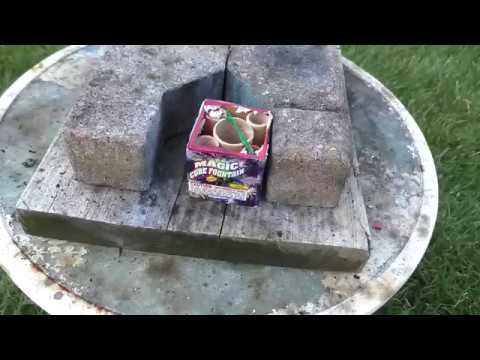 TNT Fireworks - Magic Cube Fountain - YouTube