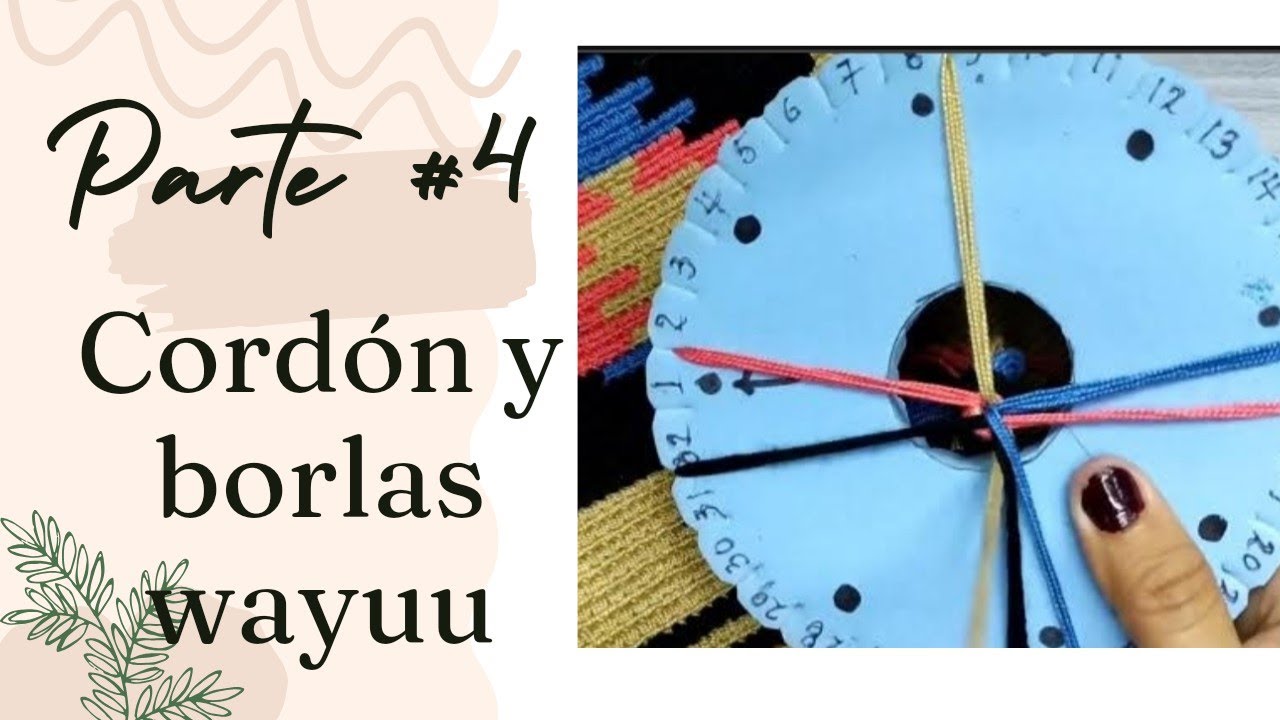 / CORDON TÉCNICA KUMIHIMO PASO A PASO // PARTE # 4 - YouTube