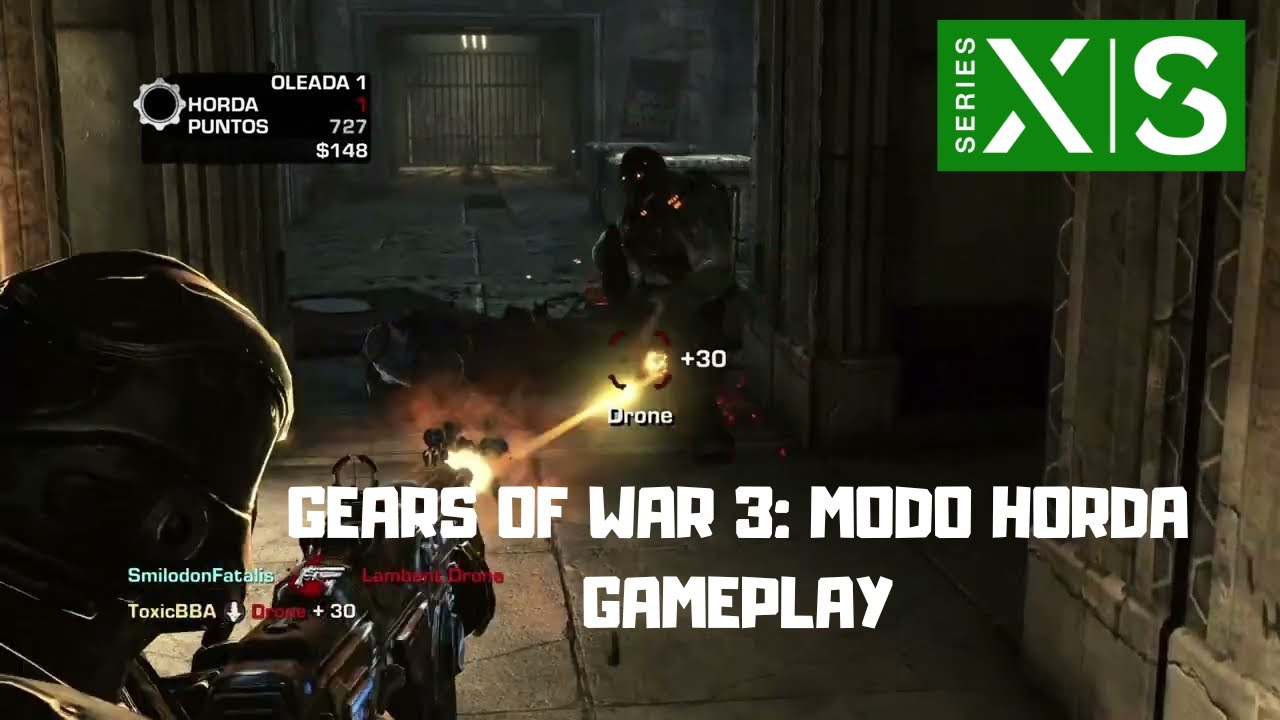 Gears of War 3 Horde Mode Gameplay (No Commentary) - YouTube
