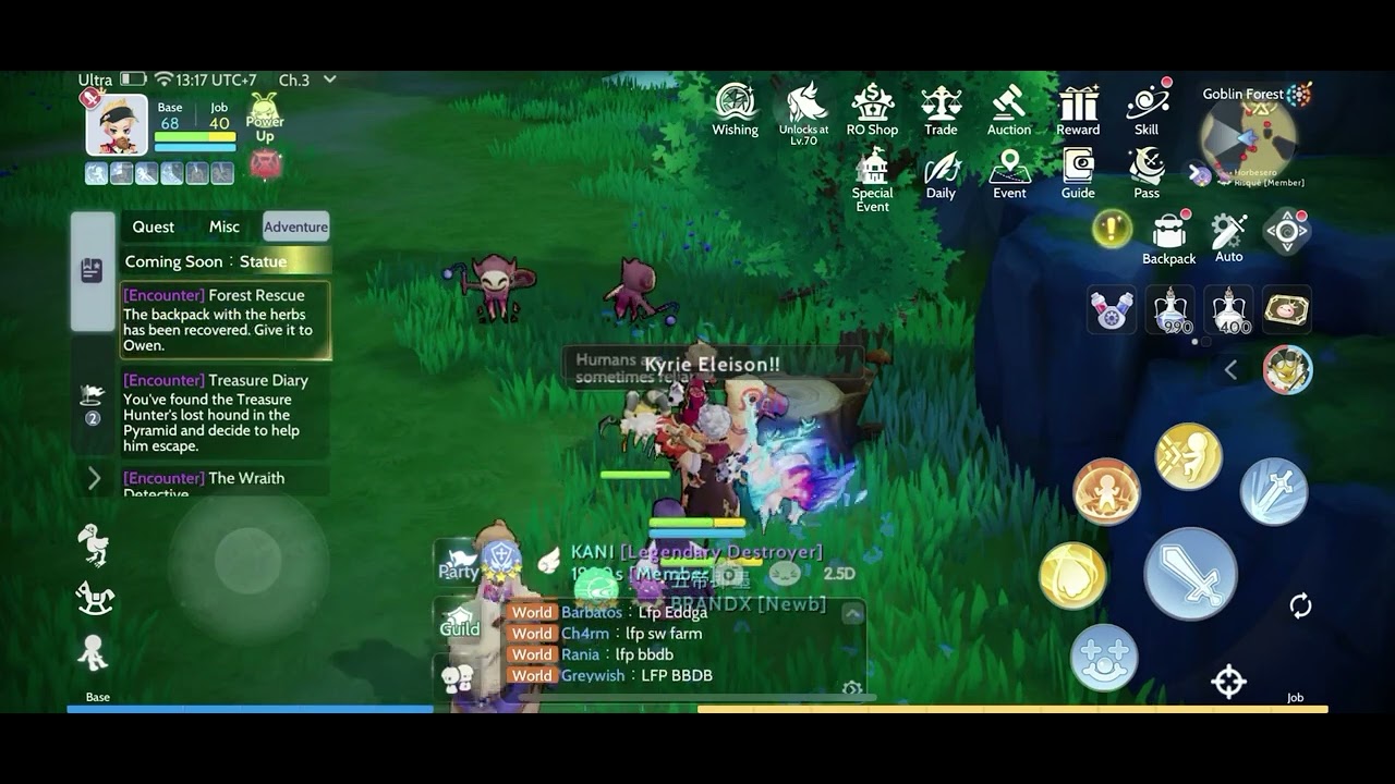 [Encounter] Forest Rescue Owen's Backpack: 0/1 『Ragnarok Origin Global ...