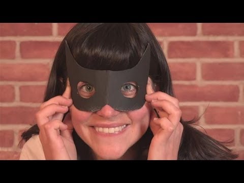 How To Make A Batman Mask - YouTube