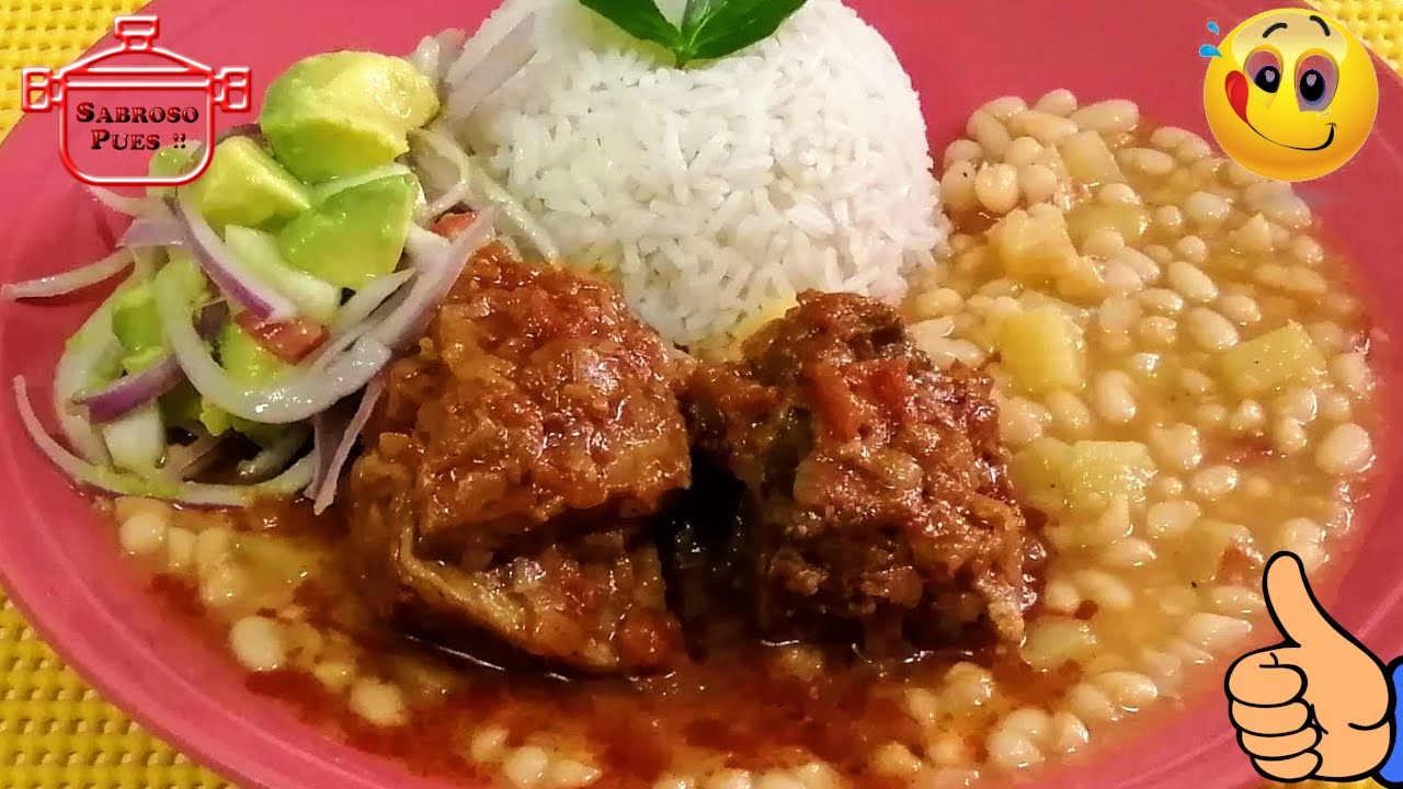 FREJOL PANAMITO CON CARNE GUISADA / SABROSO PUES !! - YouTube