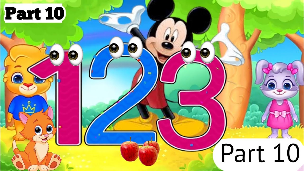 Learn Numbers and Counting 41 to 45 | Learn to Count Numbers | 41 42 43 ...