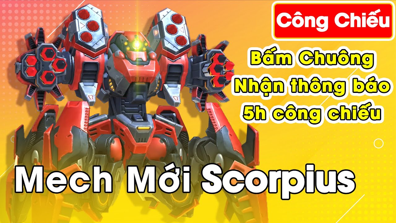Mech Arena VN# 812| Robot mới Scorpius - Scorpius Phóng Lao 16 - YouTube