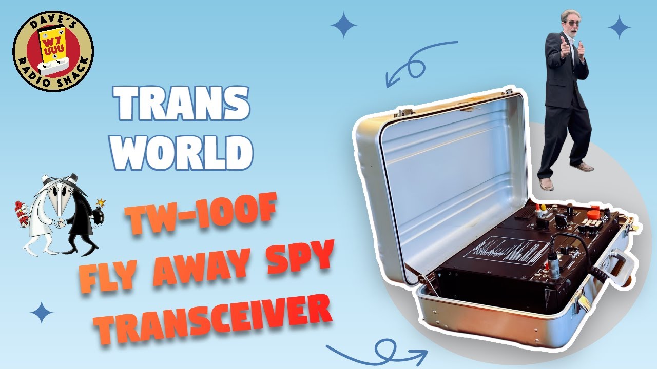 Trans World TW-100 "Fly Away HF Transceiver" Embassy / Spy Radio - YouTube