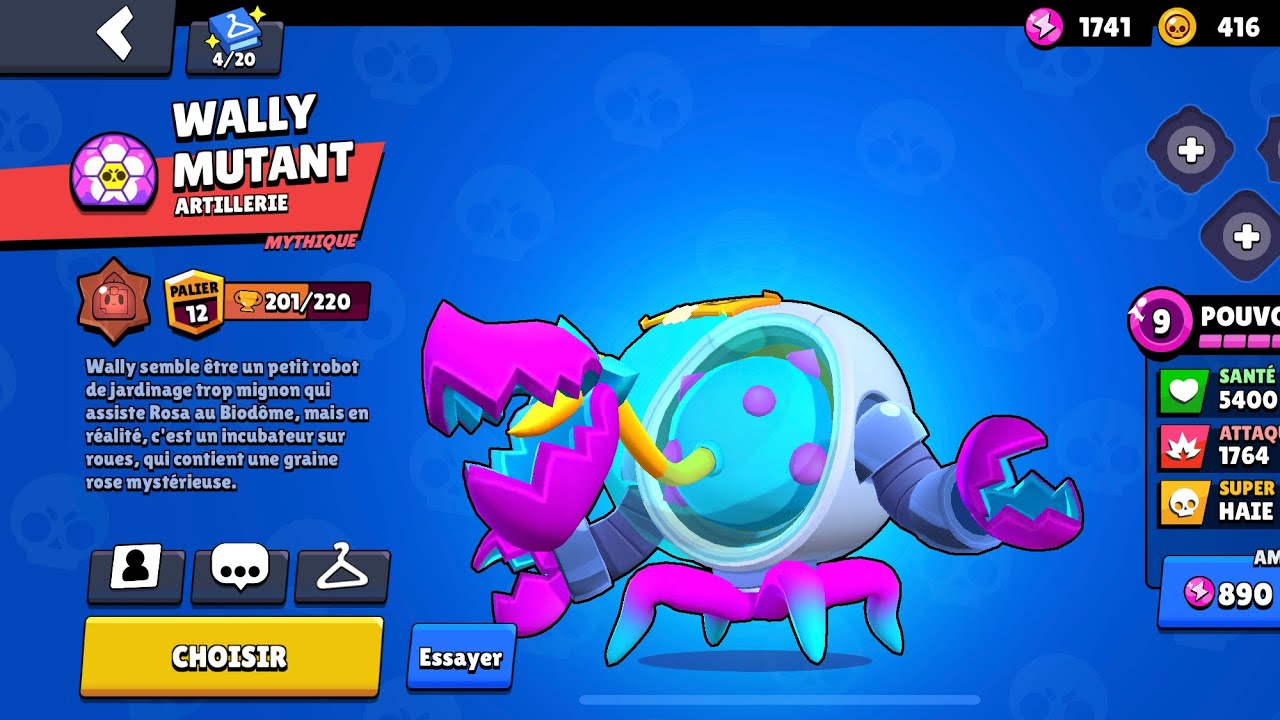 J’essay d’avoir le skin Wally mutant sur brawl star - YouTube