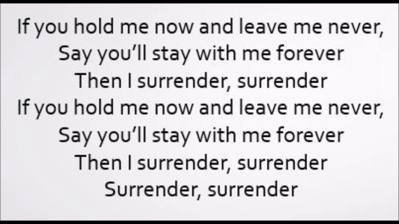 Surrender - Cash Cash (Lyrics) - YouTube