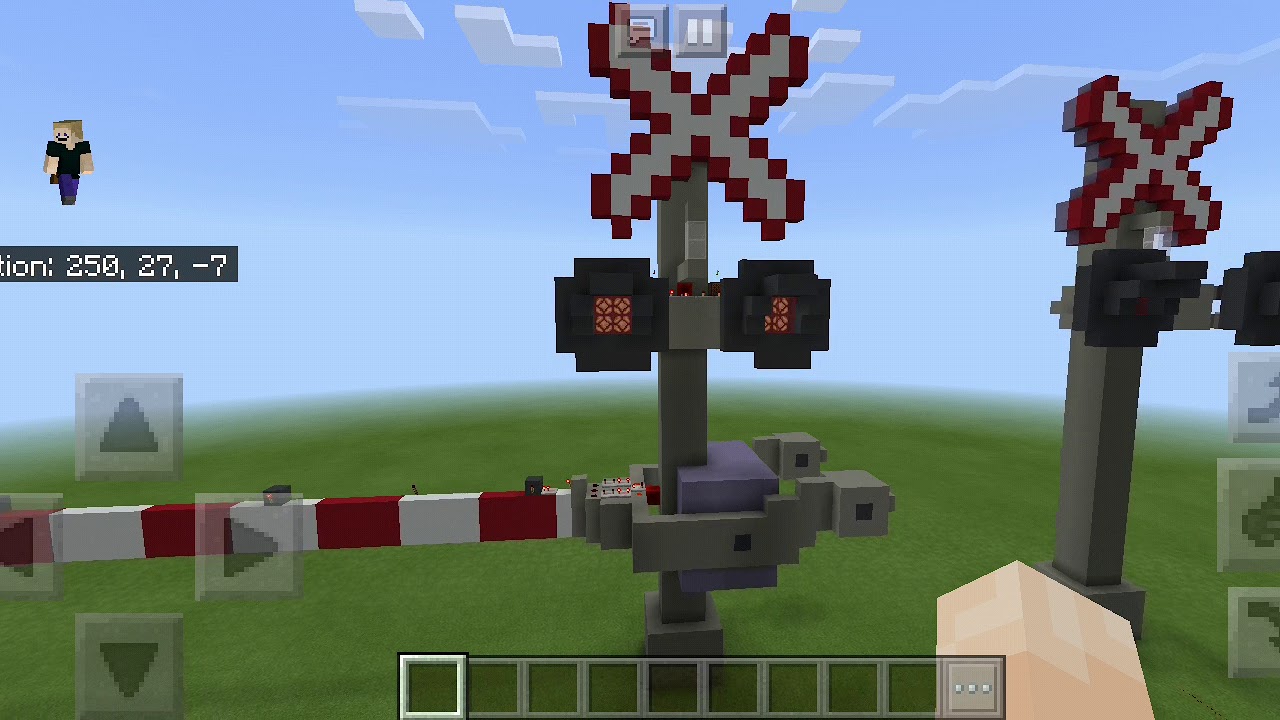 Minecraft*BRAND NEW E_BELL AND A NEW CROSSING SIGNAL WHITH A GATE* my ...
