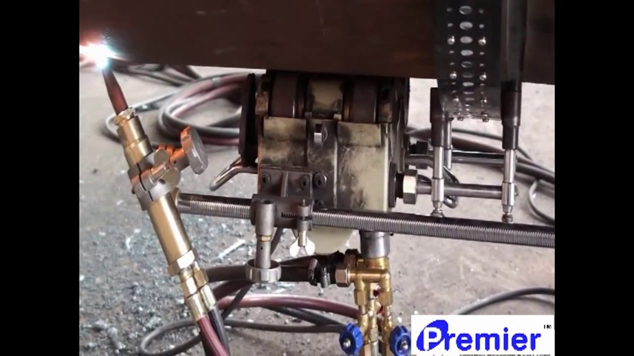 BIG SIZE Automatic pipe cutting Machine - YouTube