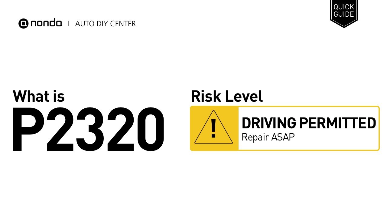 What is P2320 Engine Code [Quick Guide] - YouTube