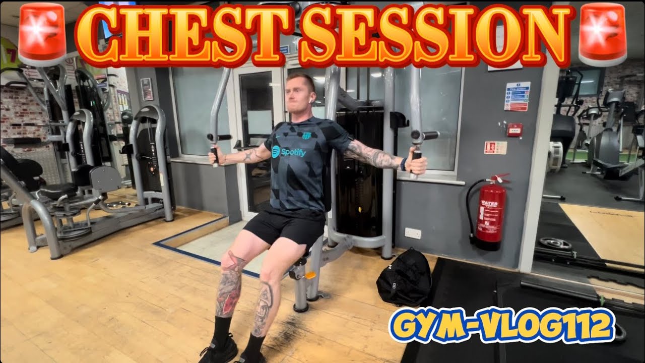 Chest session 🚨 gym-vlog112 - YouTube