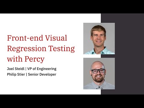 Front-end Visual Regression Testing with Percy - YouTube