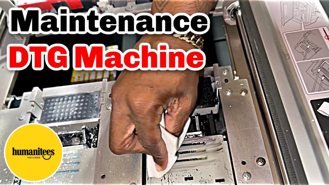 How To : Maintenance DTG Machine - YouTube