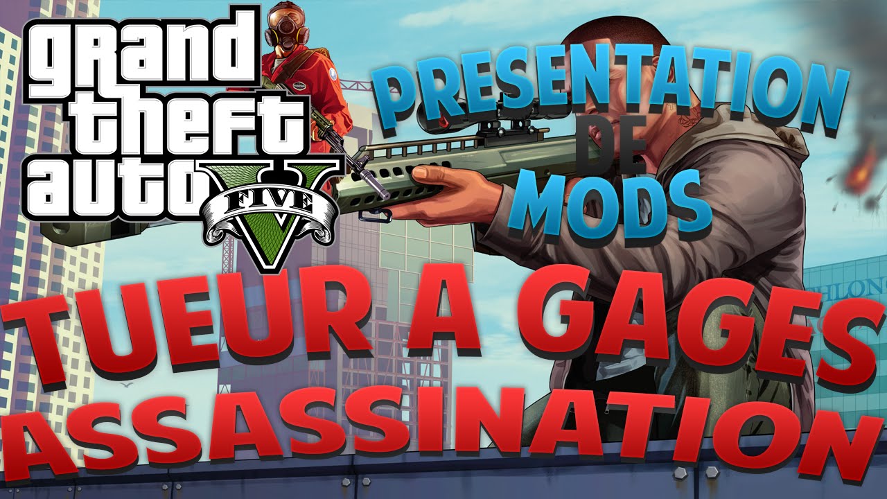 GTA 5 PC MODS - Assassination (Tueur à gages, Hitman) - YouTube