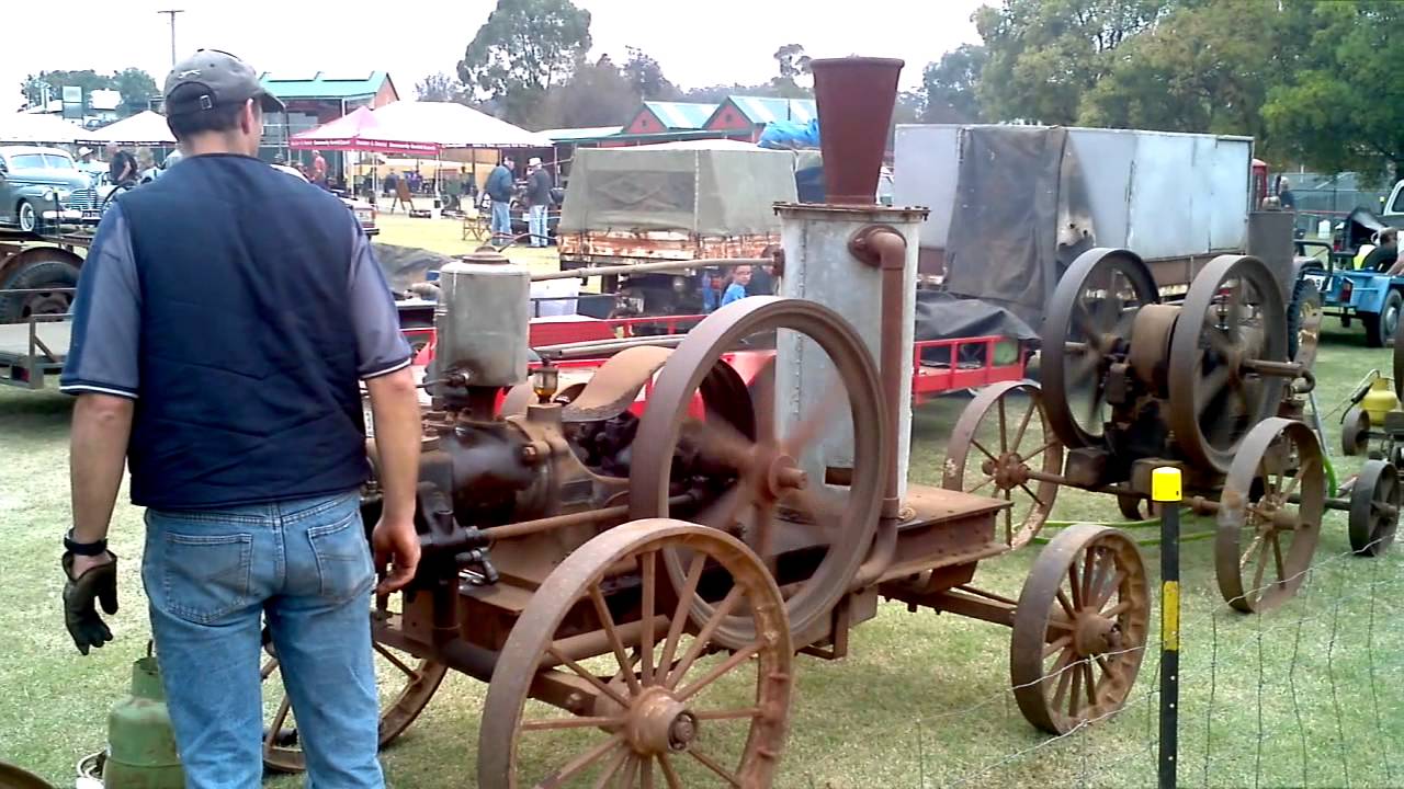 Tangye engine starting - YouTube