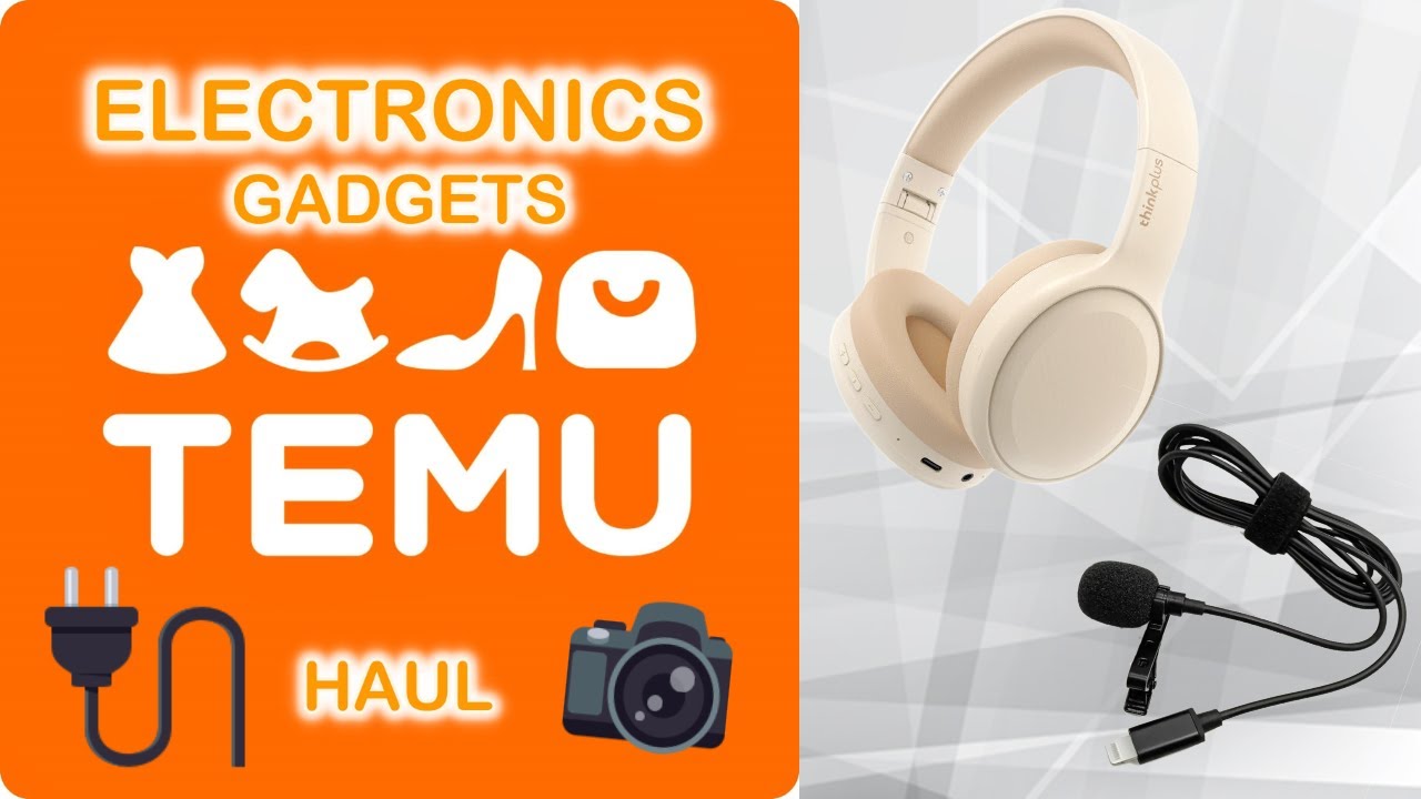 TEMU ELECTRONICS & GADGETS - Small HAUL - WATCH BEFORE YOU BUY! LENOVO Wireless Headphones ...