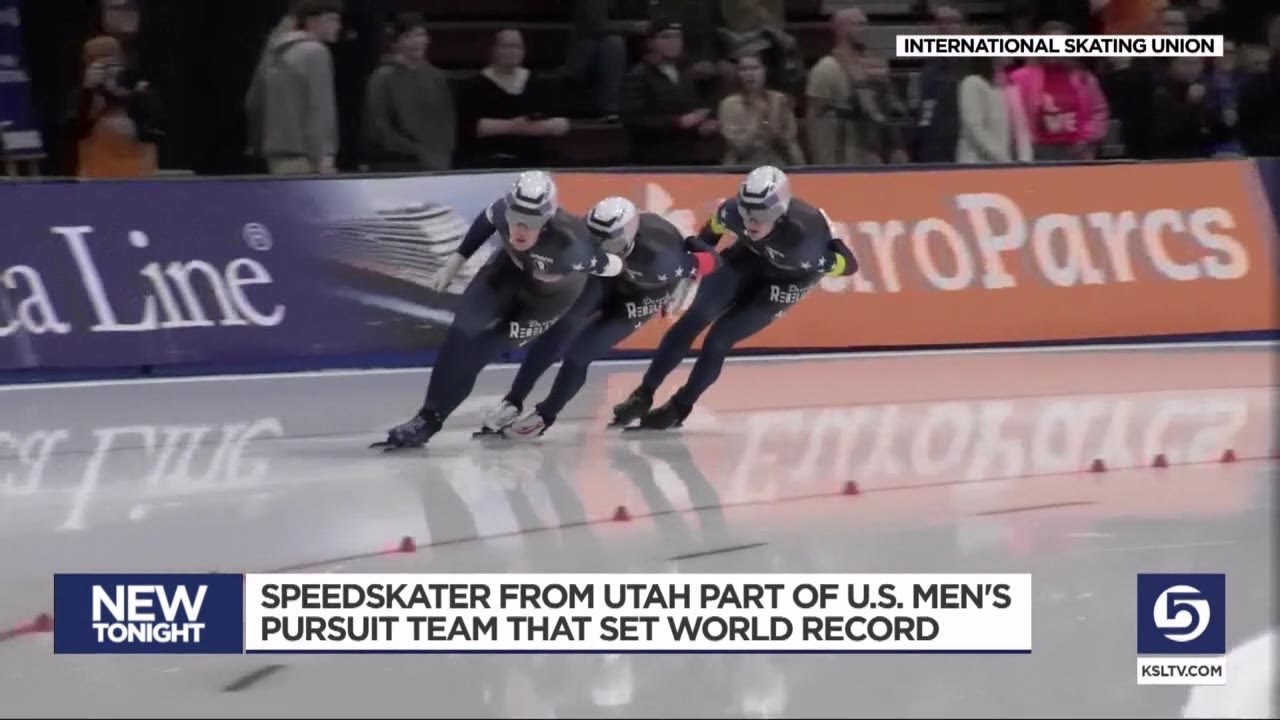 United States trio including Utah native set new world record at ...