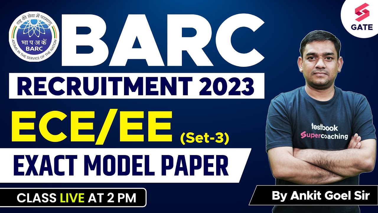 BARC Model Paper | EE/EC | BARC Recruitment 2023 | BARC EE Memory Based ...