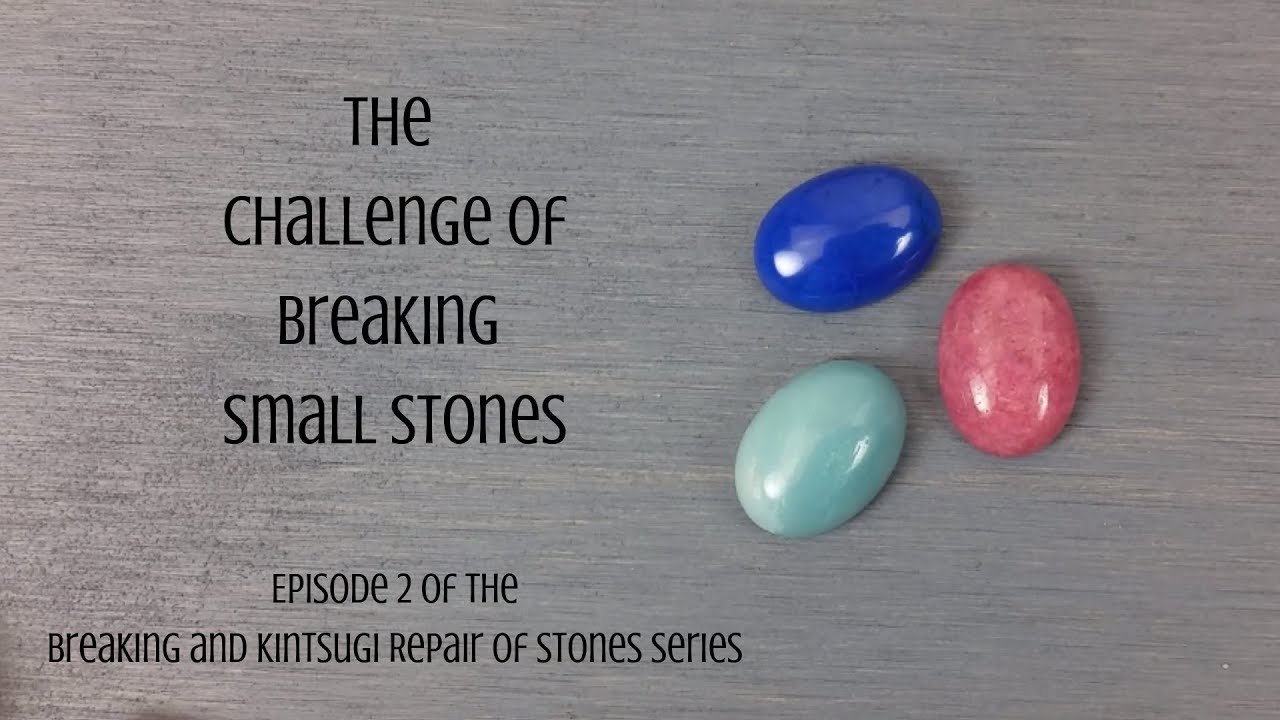 The challenge of breaking small stones - YouTube