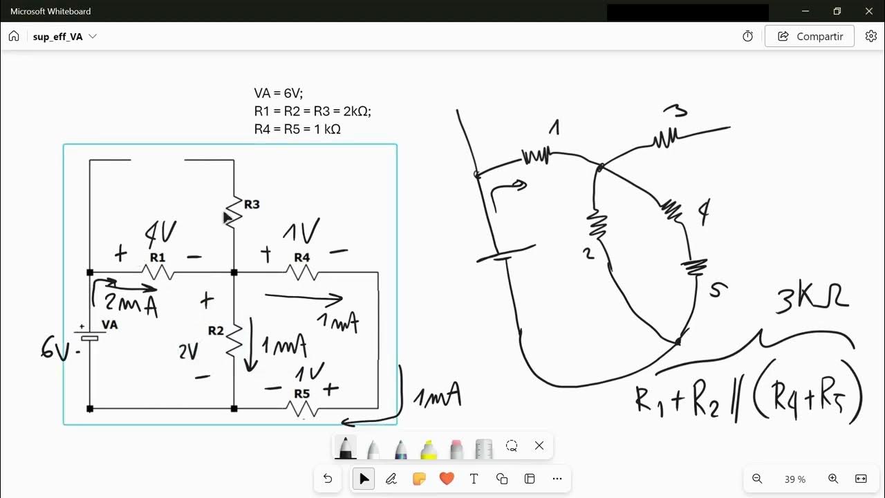 Superposition theorem. Solved problem [Basics of Electronics - EP6] - YouTube