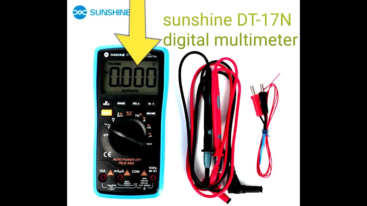 DT 17N DIGITAL MULTIMETER - YouTube