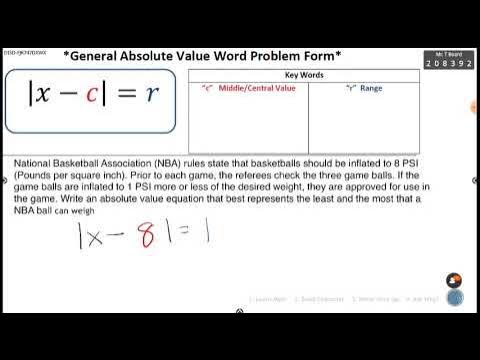 5. Absolute Value Word Problems - YouTube