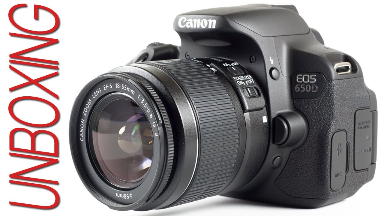 CANON EOS 650D UNBOXING - YouTube