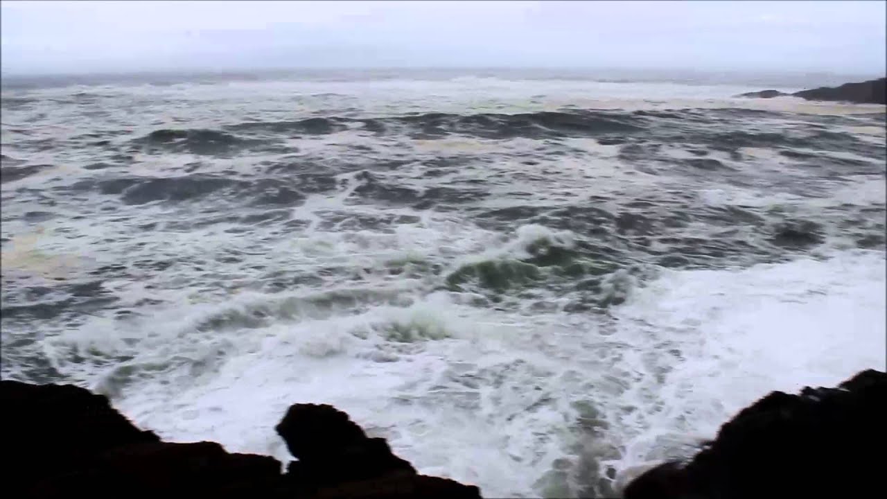 la mer agitée - YouTube