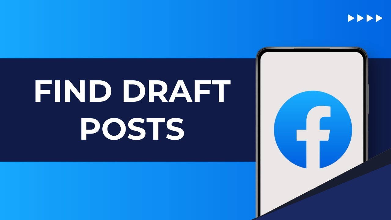 How to Find Post Drafts on Facebook - YouTube