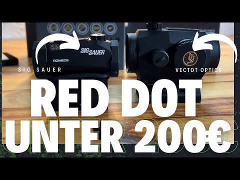 SigSauer Romeo 5 vs. Vector Optics | Welches Rotpunktvisier ist besser? 169€ vs. 139€