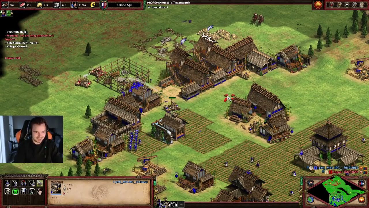 GOAT of mangonel defence at AOE? - MbL #aoe2 #ageofempires - YouTube