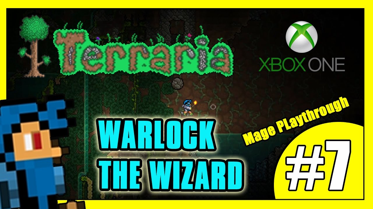 Terraria Mage Let's Play Part 7 - LUCKY ESCAPE! - Warlock The Wizard's ...
