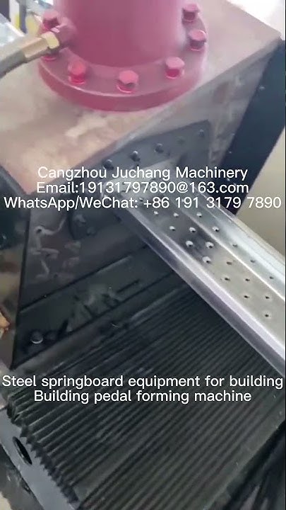 Building steel springboard machine # building pedal equipment ...