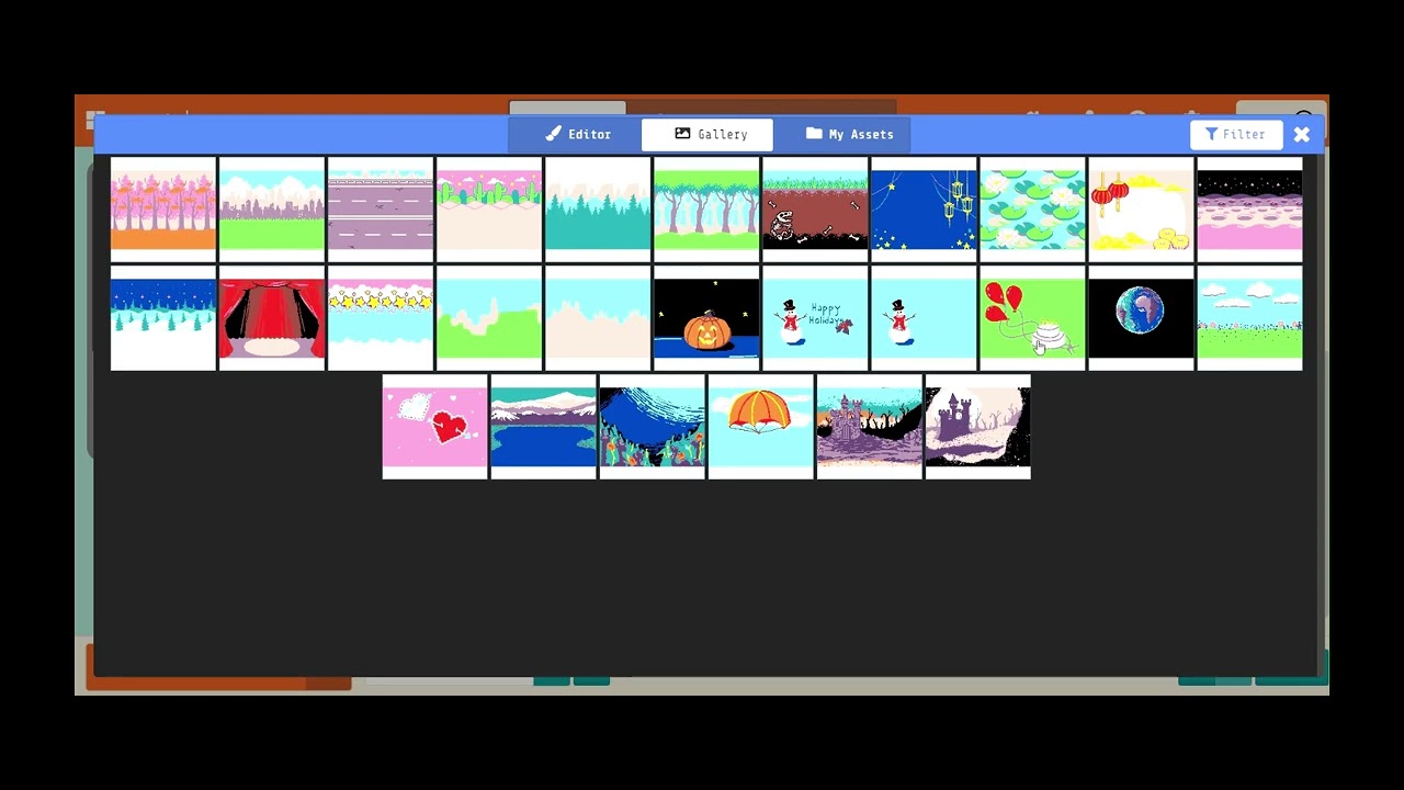 How to change background in make code - YouTube