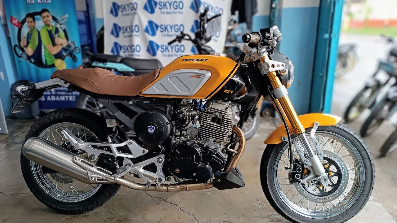 Monarch Tempest 250, "Wag Panoorin kung meron ka nang CafeRacer!" - YouTube