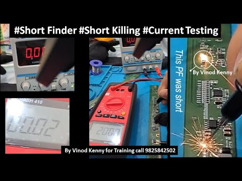 #led tv repair# #Short Killing #Short Finder Complete Practical ...