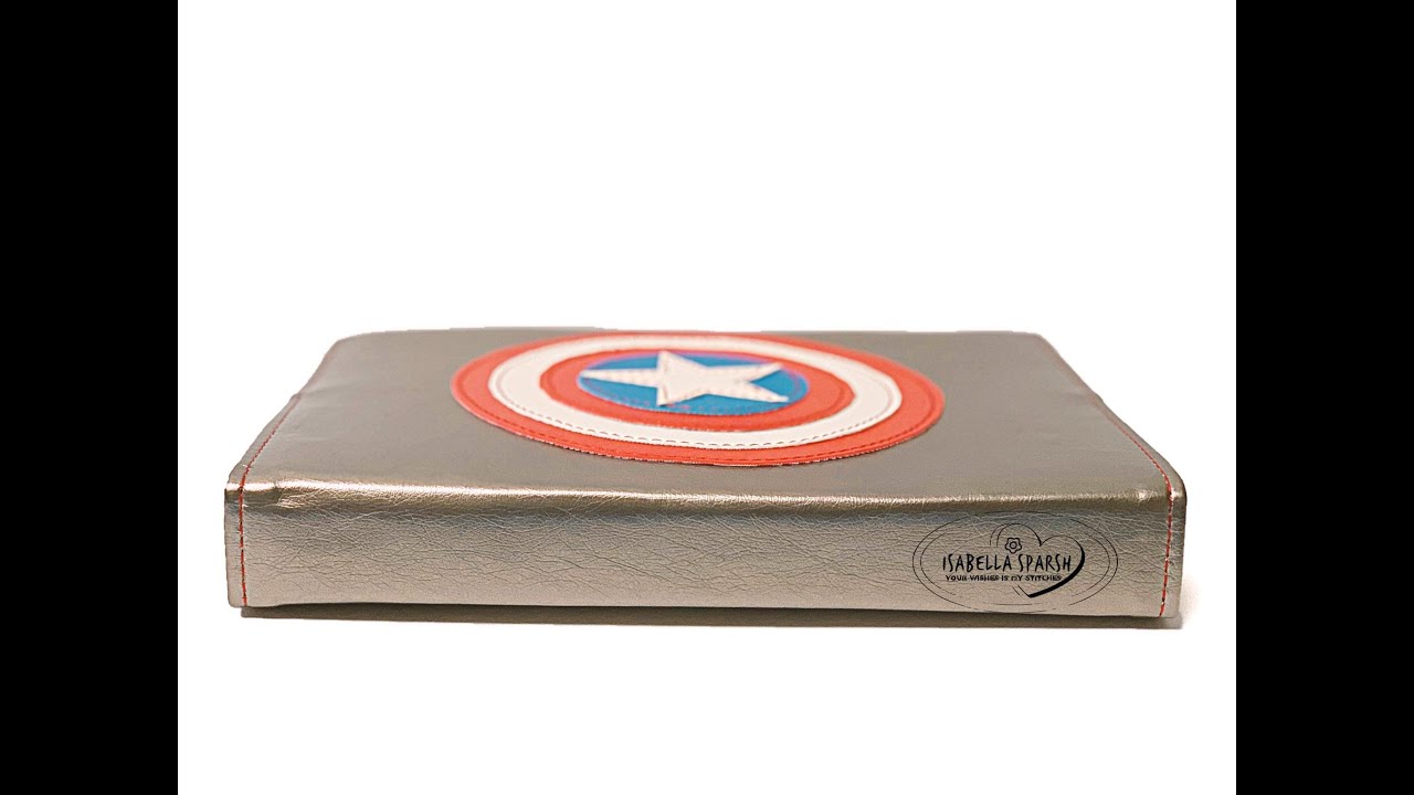 How to Make Your Own Custom Book Protector - YouTube