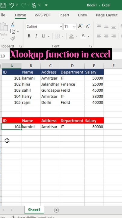 How to use Xlookup function in excel..🖊️⌨️💻 #excel #exceltips #computereducation - YouTube