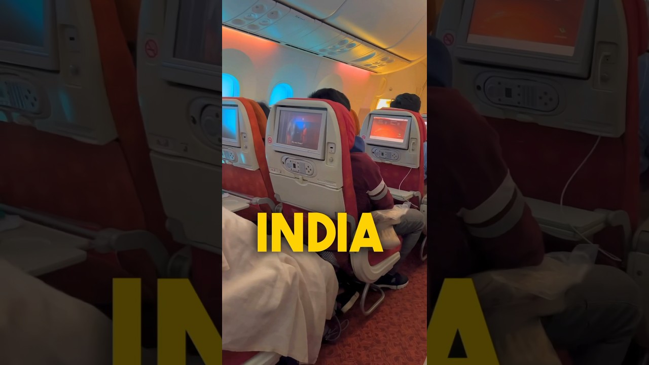 Air India inner view | Air India food |Air India service #airindia # ...