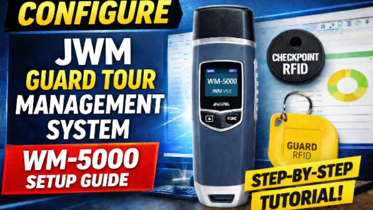 JWM Guard Tour System Configuration Using WM-5000 | Full Training ...