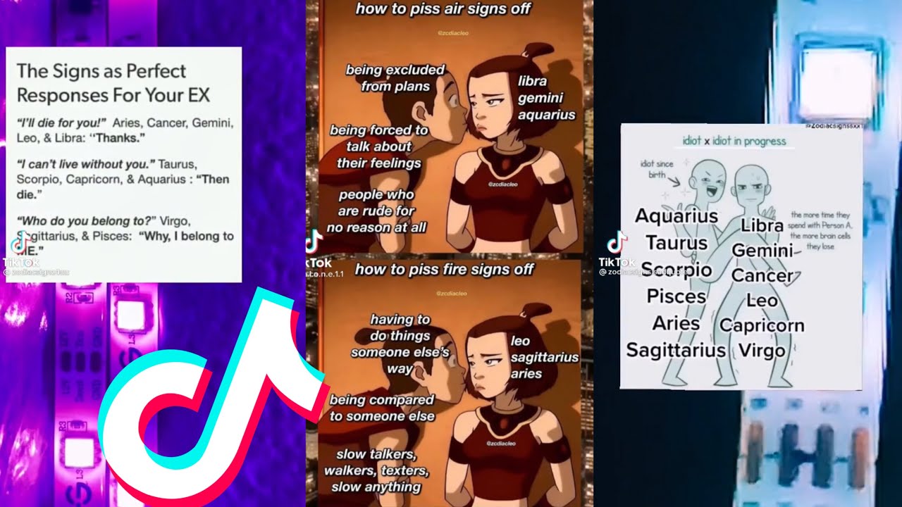 Relatable Zodiac Signs TikTok Compilation - YouTube