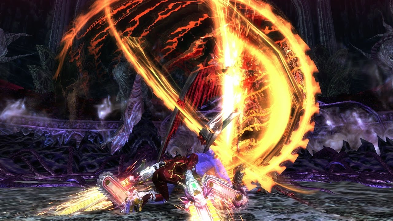 Bayonetta 2 - Rodin The Infinite One with Jeanne (Chainsaws Only) - YouTube