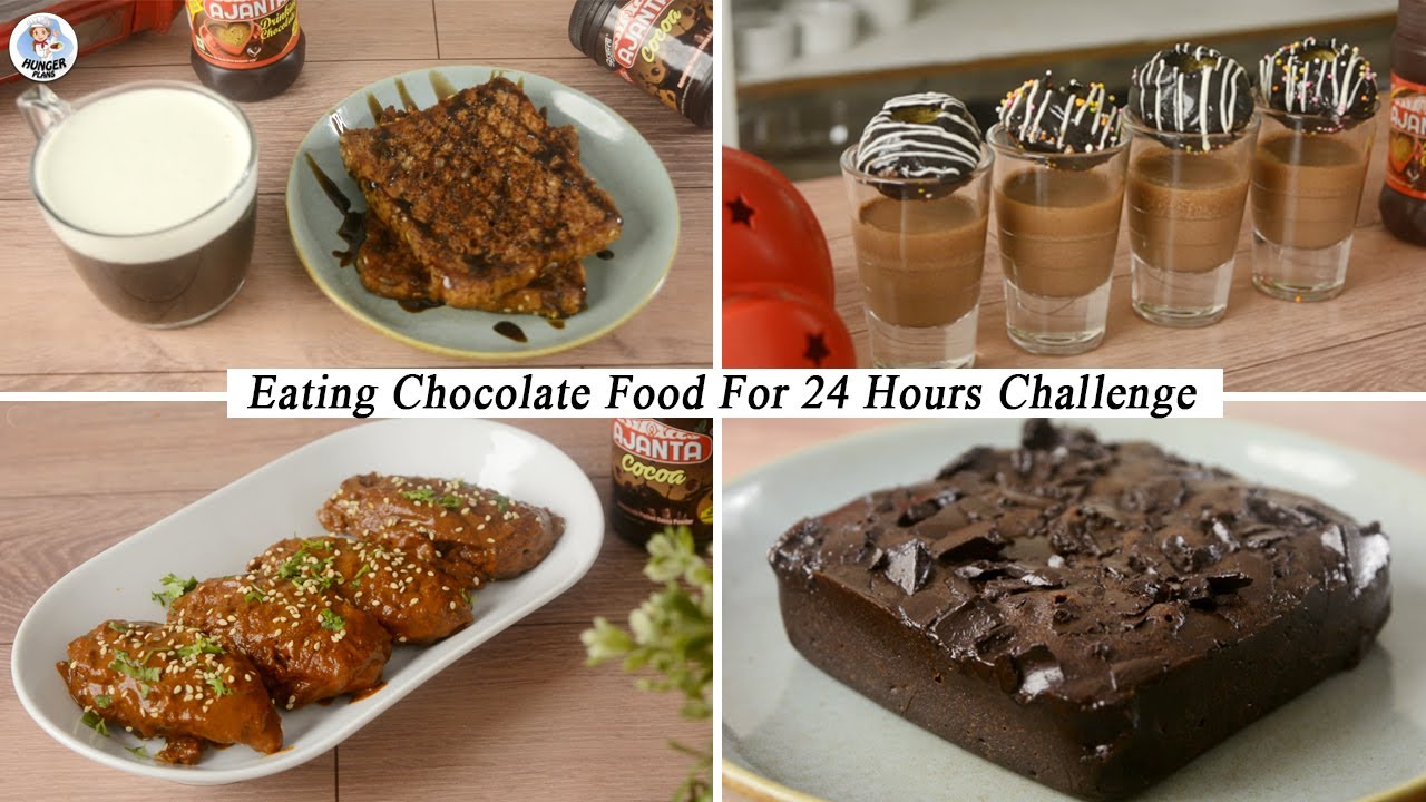 Cooking & Eating Only Chocolate For 24 Hours | Food Challenge ...