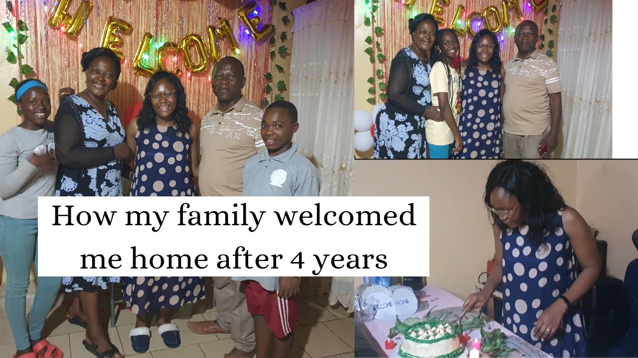 How my family welcomed me back home in Cameroon after 4 years. #vlog # ...